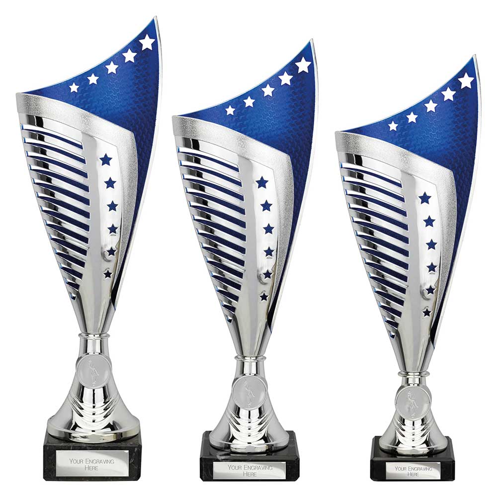 Nebula Trophy Silver & Blue | Trendsetting Awards